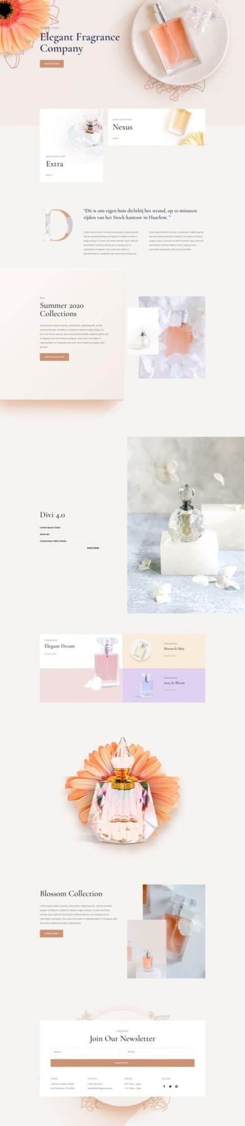 Template Design Website Terbaru dari DIVI Elegant Themes