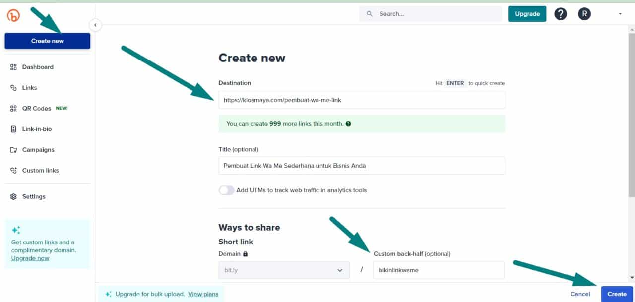 Pembuat Link Wa Me Gratis dan Sangat Mudah